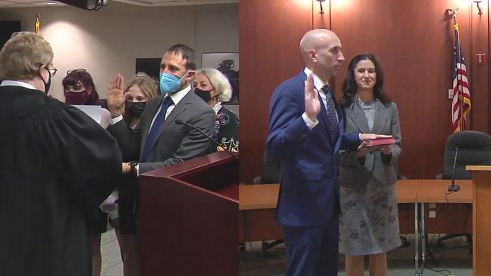 Matt Tuerk sworn in as Allentown mayor, J. William Reynolds takes over ...