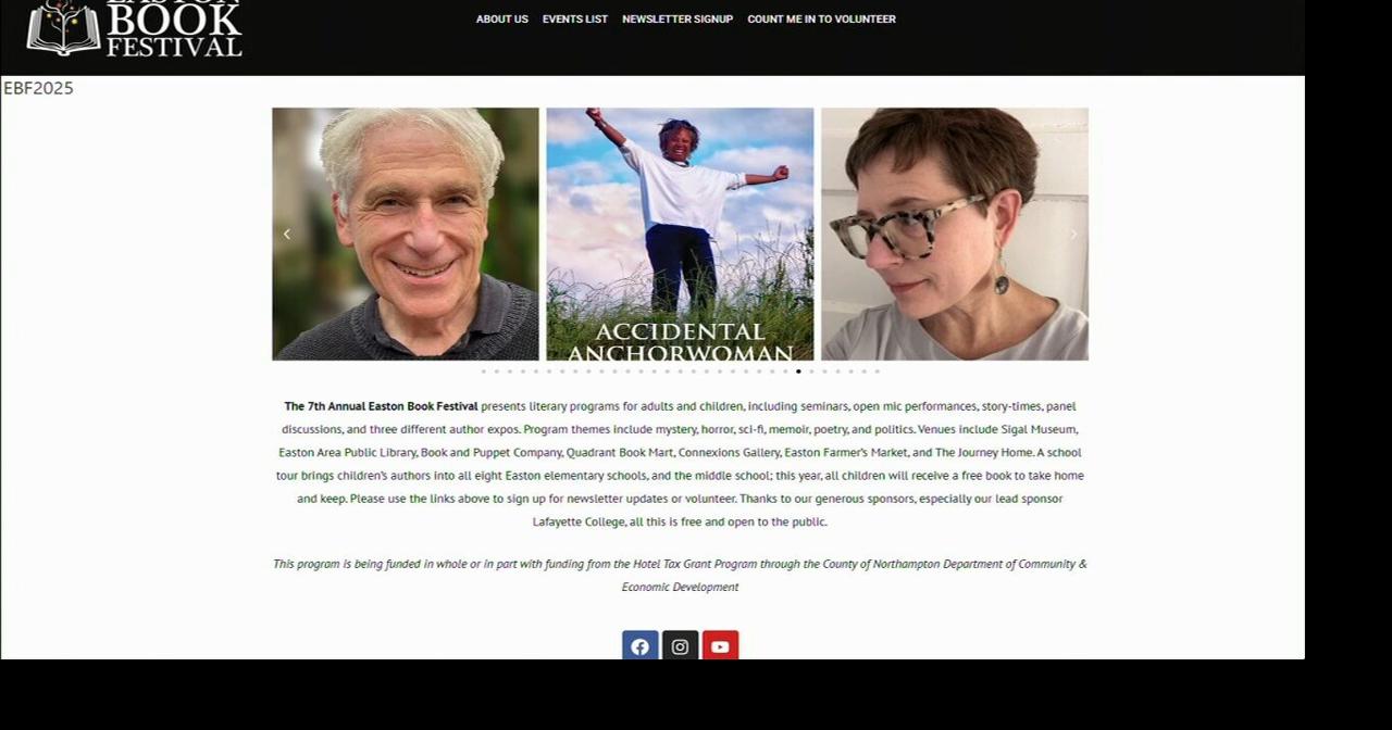 Easton Book Festival starting Monday: Seminars, story times, more ...