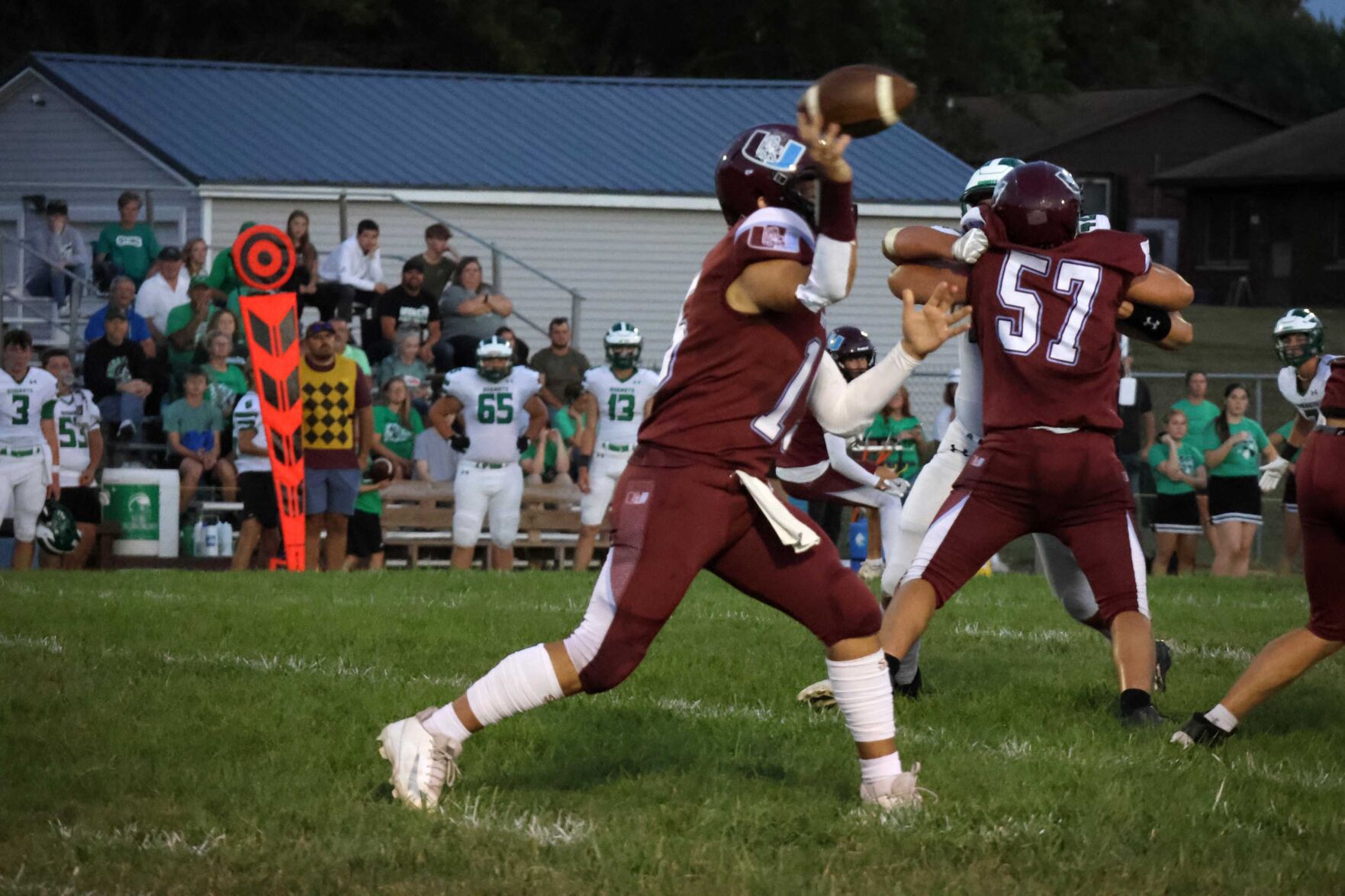 Allen scores seven touchdowns as Unity-Payson drops barn burner to West Central | Sports | whig.com