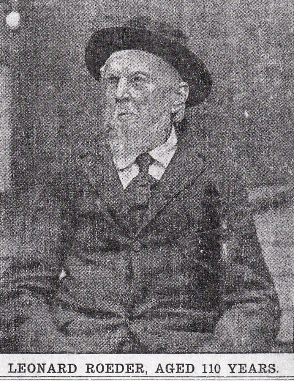 John Leonhard Roeder had a story to tell | History | whig.com