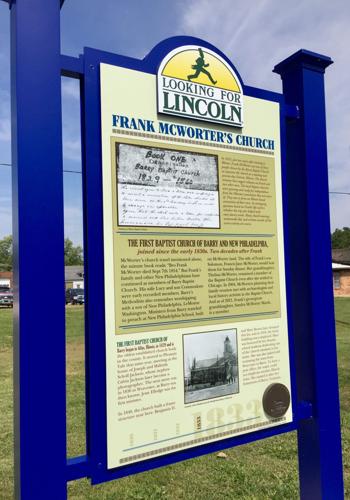 New sign highlights Free Frank's church, ties to Lincoln | Illinois ...