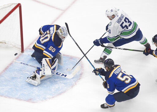 Canucks beat Blues 4-3 in OT to take 2-0 series lead | Ap | whig.com