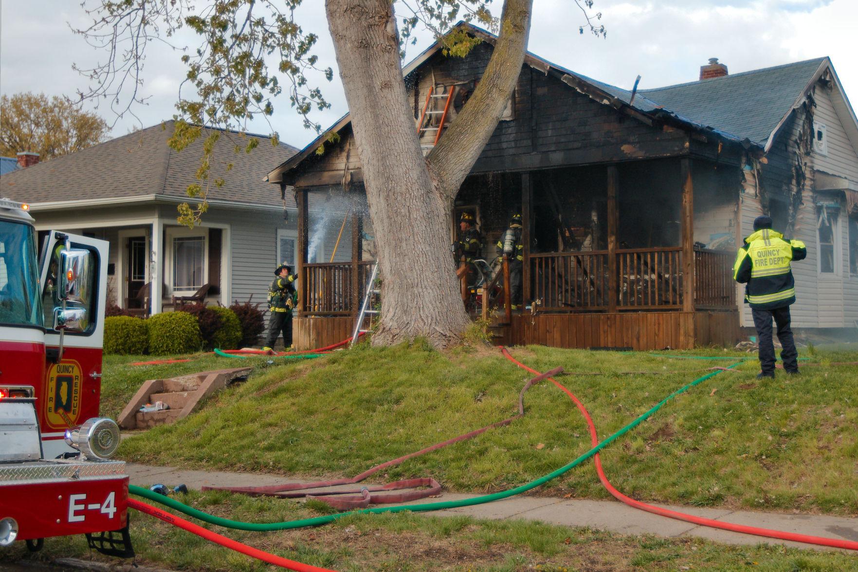 Quincy Fire Department battles blaze on 12th Street | Community News ...