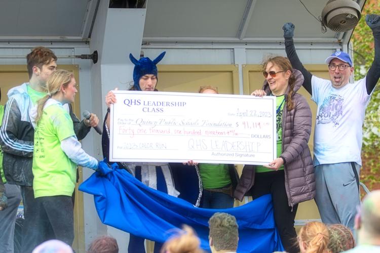 Chilly Saturday for QPS Foundation's Dream Big in Color Run | Quincy ...