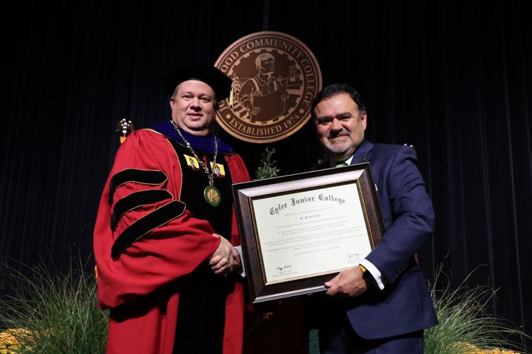 Inauguration formally installs Renfro as JWCC president | John Wood ...