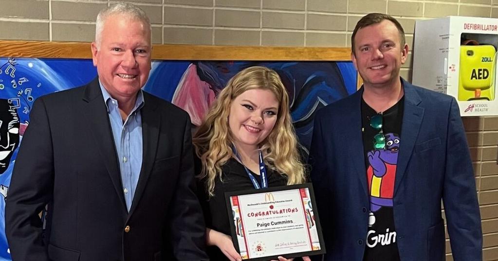 QHS teacher named a McDonald's Outstanding Educator | Quincy Public ...