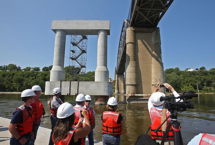 Construction Tour of New Champ Clark Bridge | Photo Galleries | whig.com