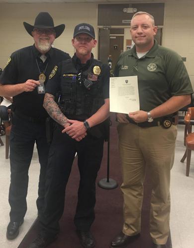 Lifesaving award presented to Bald Knob officer for applying tourniquet ...