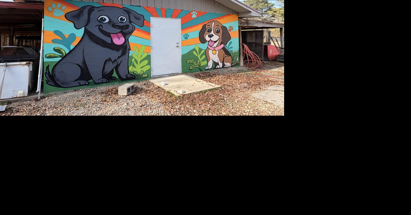 Bald Knob shelter qualifies as no-kill shelter, has new mural by native ...