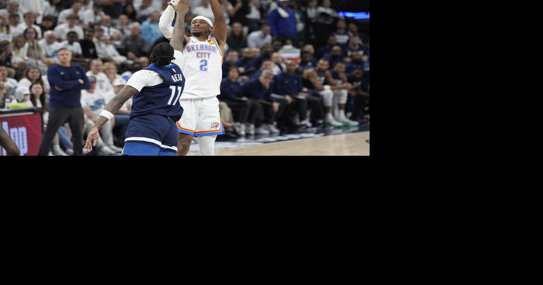 Thunder fend off T-wolves to take 3-1 lead behind SGA's 40-point game ...