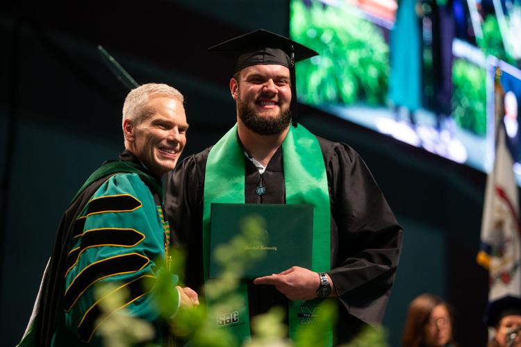 Graduates take to the stage for Marshall's 2023 spring commencement ...