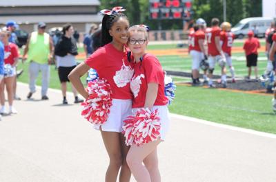 Pair of Mingo Central cheerleaders cheer at North-South game | Sports ...