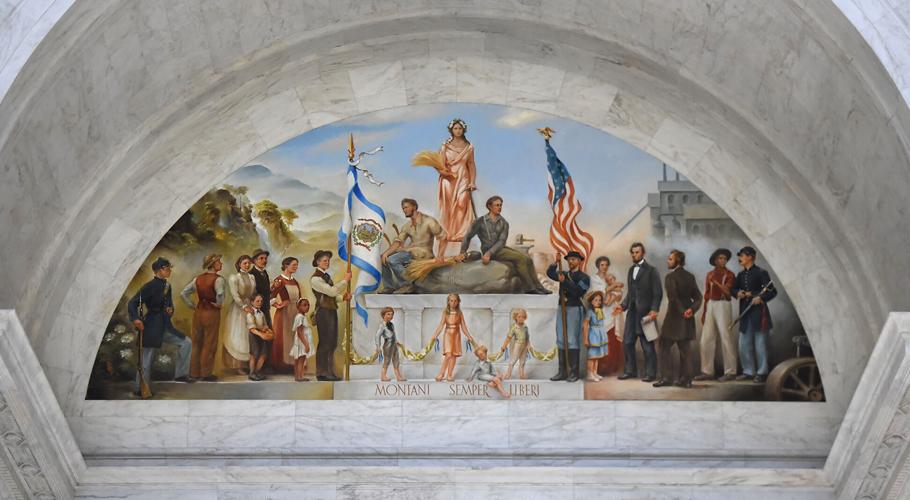 State Capitol Rotunda Murals dedicated on West Virginia Day | News ...