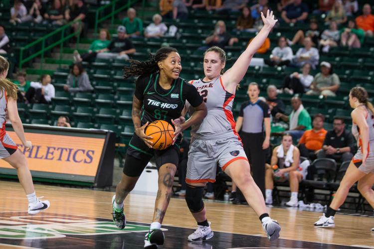Photos: Marshall vs. Pikeville, women's basketball ...