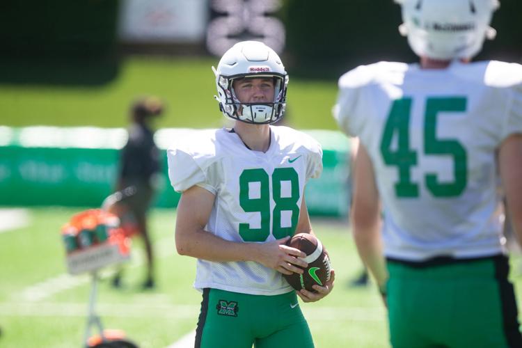 Photos: Marshall football practice, Saturday, August 13 ...