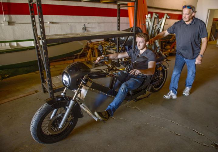 WV inventor's recumbent electric motorcycle prototype now road-ready ...