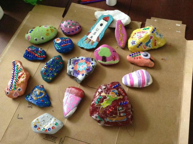 Painted rocks movement aims to spread positivity | News ...