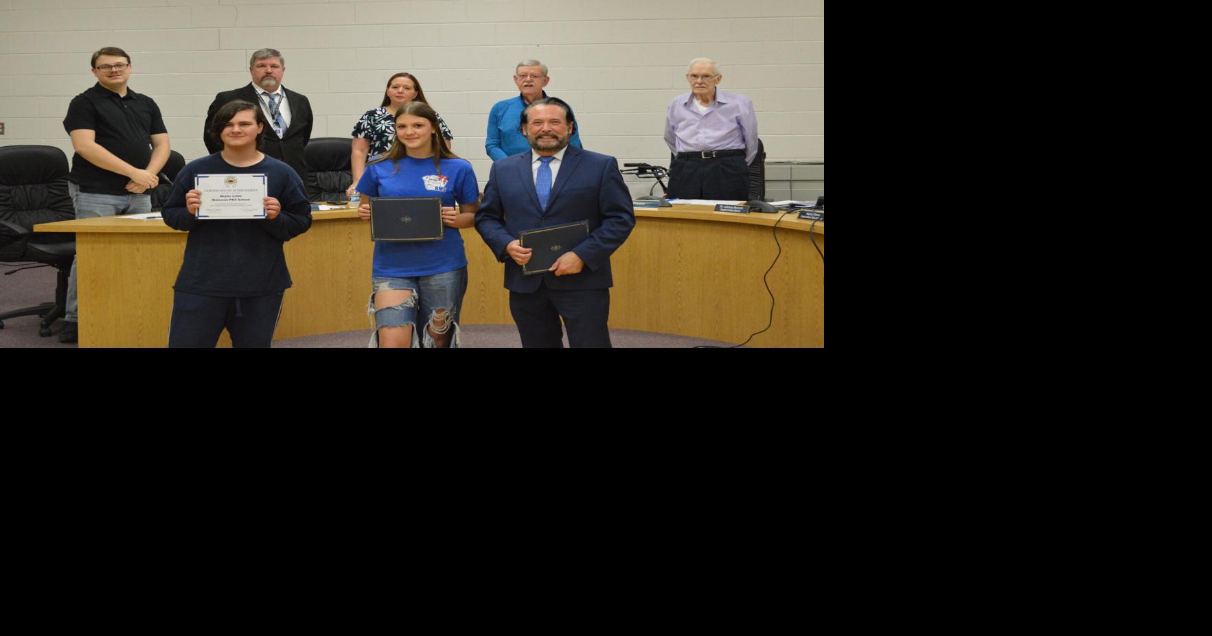 Mingo School Board honors Students, Teachers, Personnel and Retirees ...