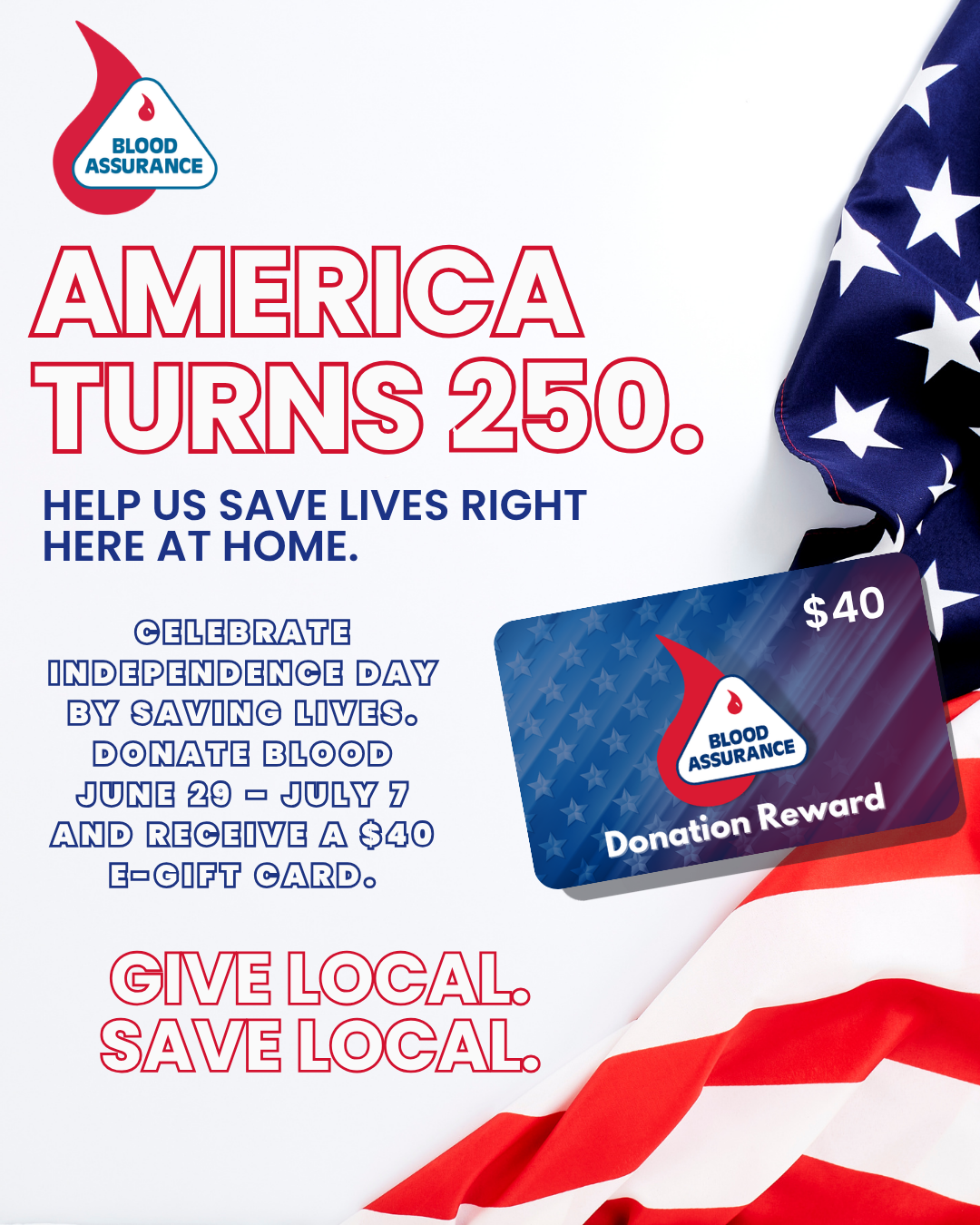Blood Assurance offers $40 e-gift cards as blood supply drops below ...