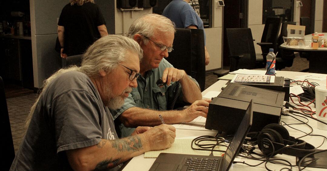 Several ham radio operators participate in National Amateur Radio Field ...