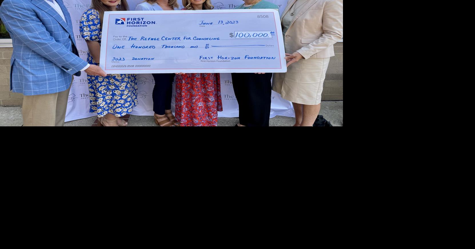 First Horizon Foundation commits $100,000 to The Refuge Center for ...