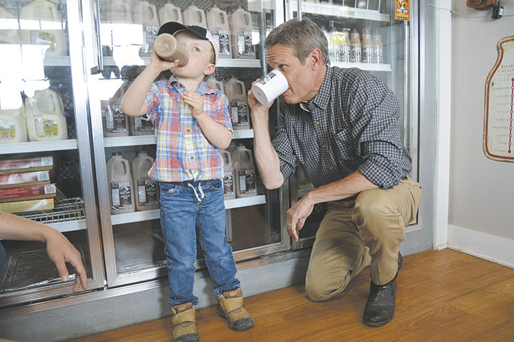 Lee visits Hatcher Dairy during push to promote rural business ...