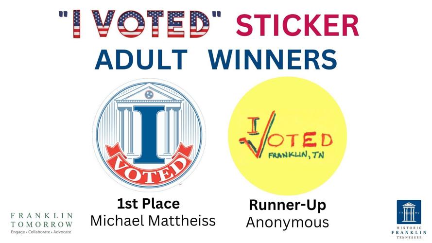 Top designs selected in ‘I Voted’ sticker design contest for October ...