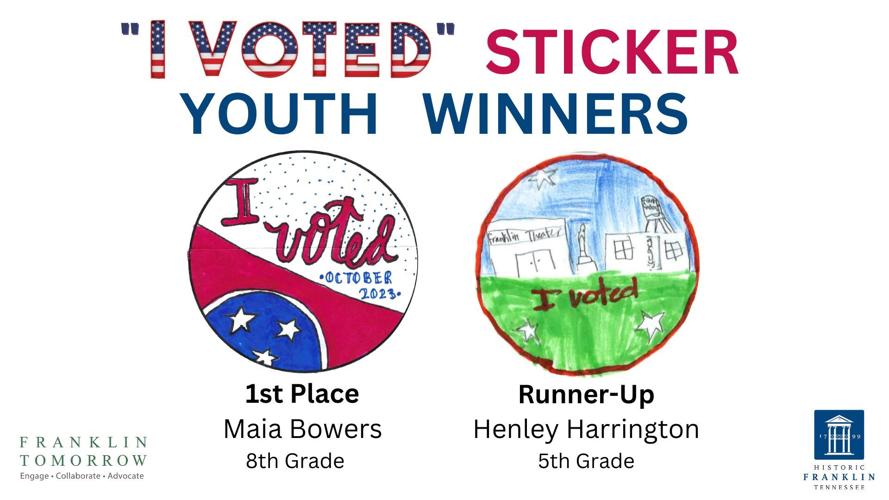 Top designs selected in ‘I Voted’ sticker design contest for October ...