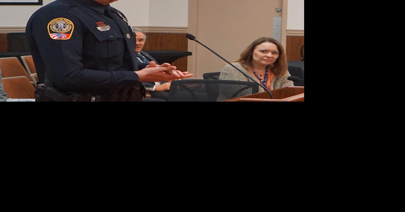 Franklin police officer honored at BOMA meeting; snowplow named | Local ...