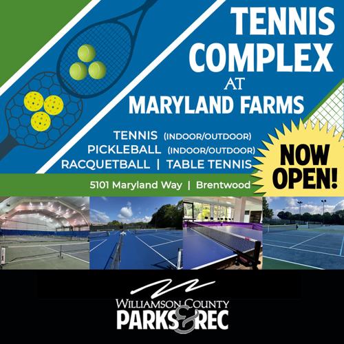 Williamson County Parks and Recreation opens Tennis Complex at Maryland ...