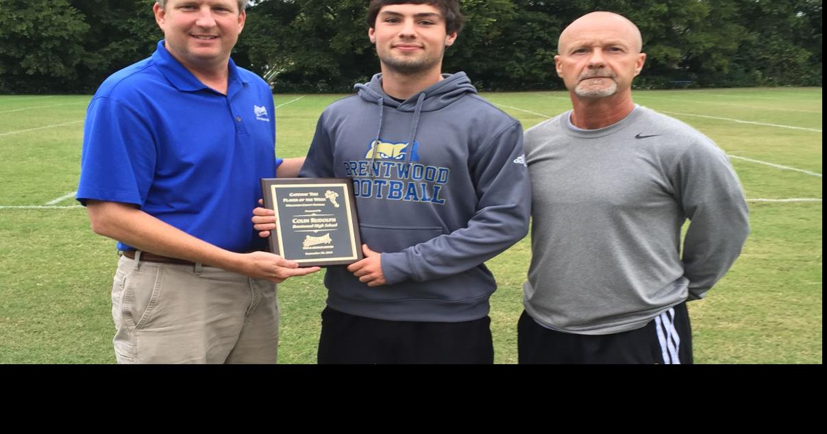 Brentwood's Rudolph tabbed Gateway Tire Player of the Week | Sports ...
