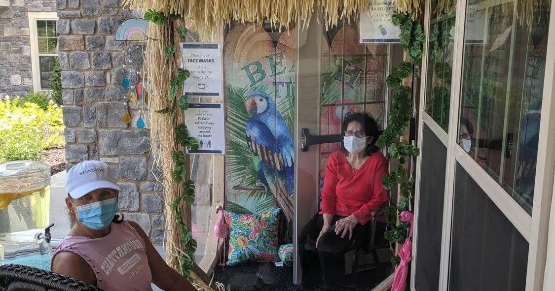 Senior living facility introduces 'visitation booths' for safe ...