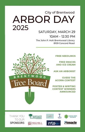 Arbor Day Foundation names Brentwood a 2024 Tree City USA | WLife ...
