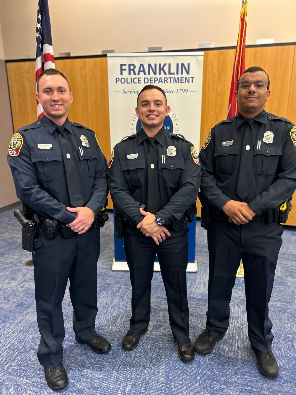 Franklin Police Department swears in new officers | Local News ...