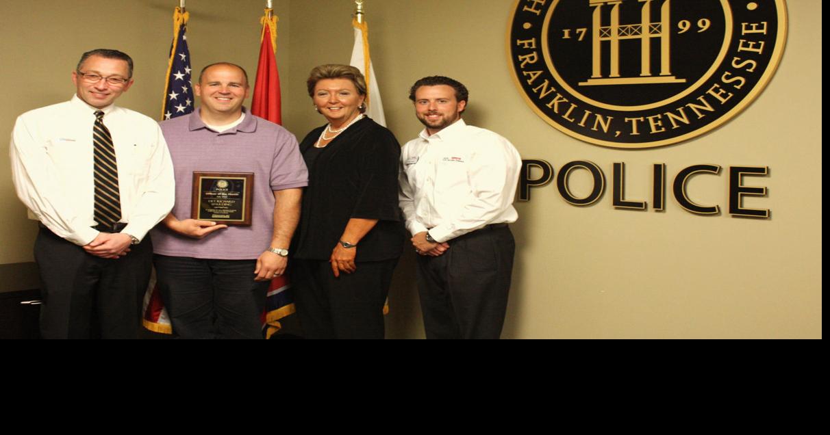 Detective Richard Spaulding named FPD’s Officer of the Month | Franklin ...