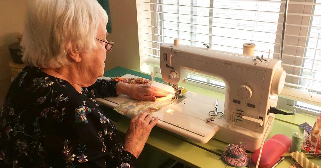 Dedicated women make face masks for families, neighbors and strangers ...