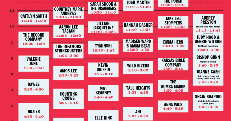 Pilgrimage Fest releases full schedule | Entertainment ...