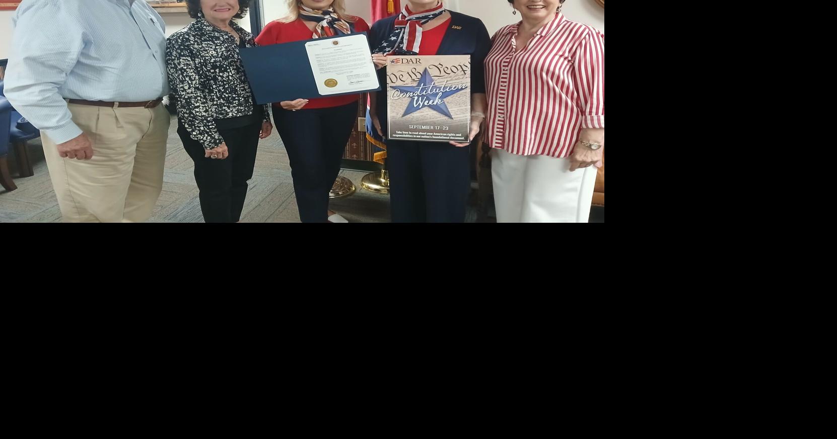 Anderson, DAR mark Constitution Week with proclamation | Local News ...
