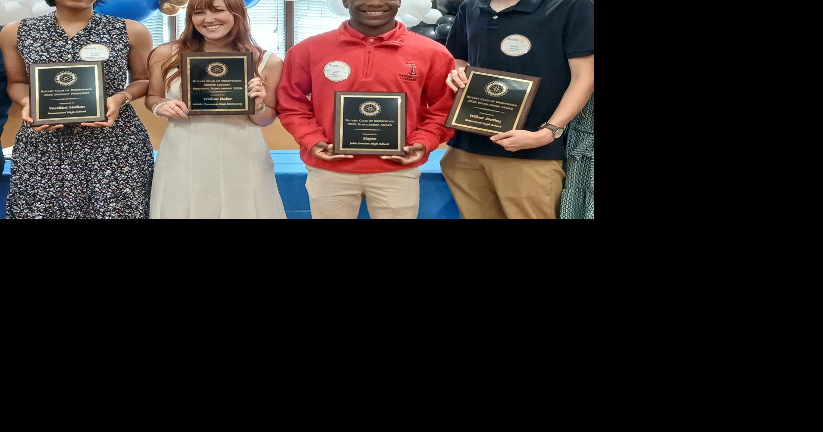 Brentwood Rotary awards annual scholarships | Education ...