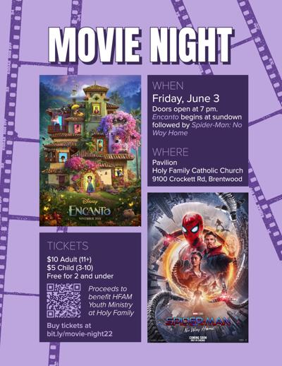 Holy Family Catholic Church to offer double feature at free movie night ...