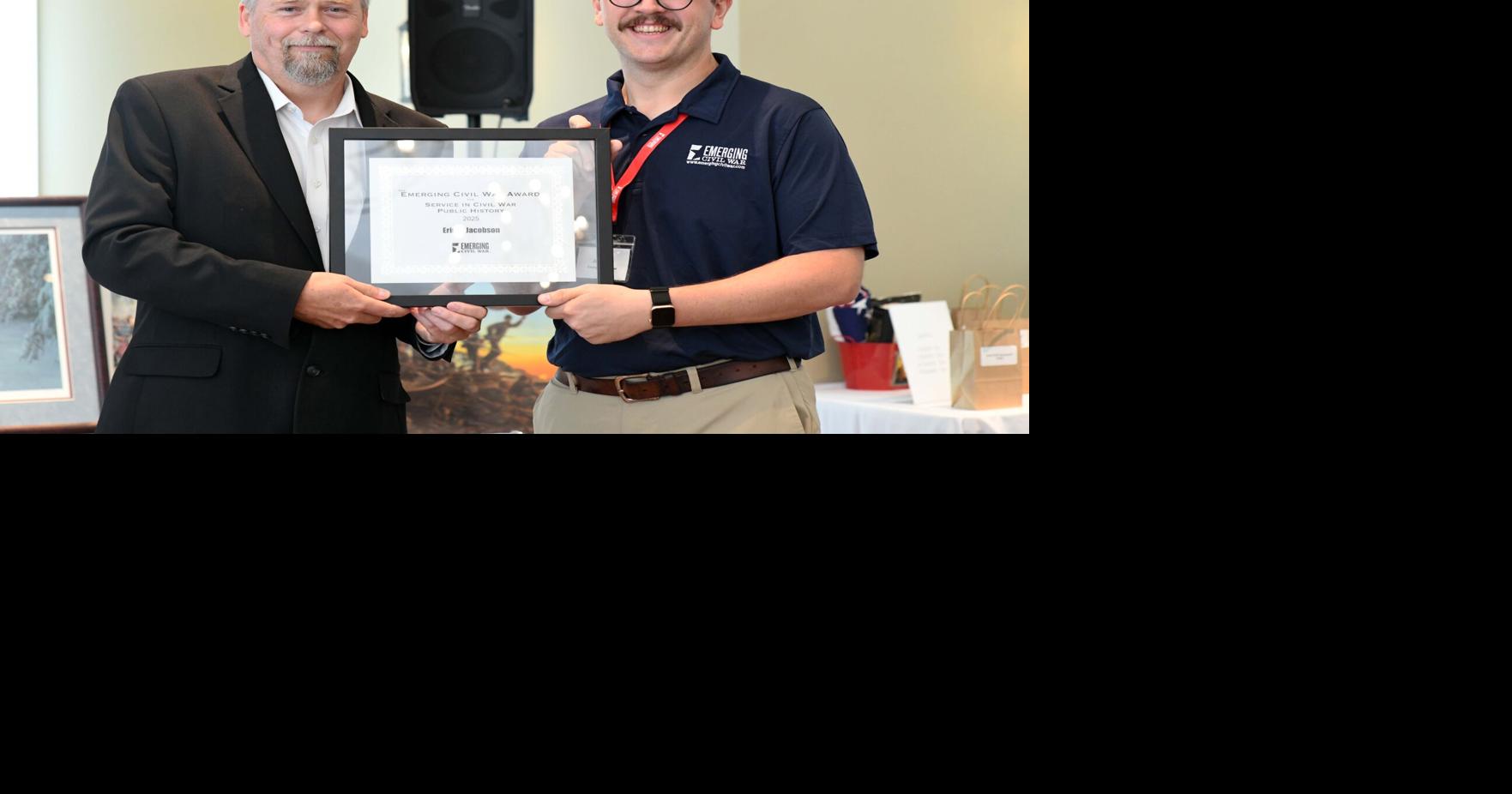 Emerging Civil War honors Eric Jacobson with award for Service in Civil ...
