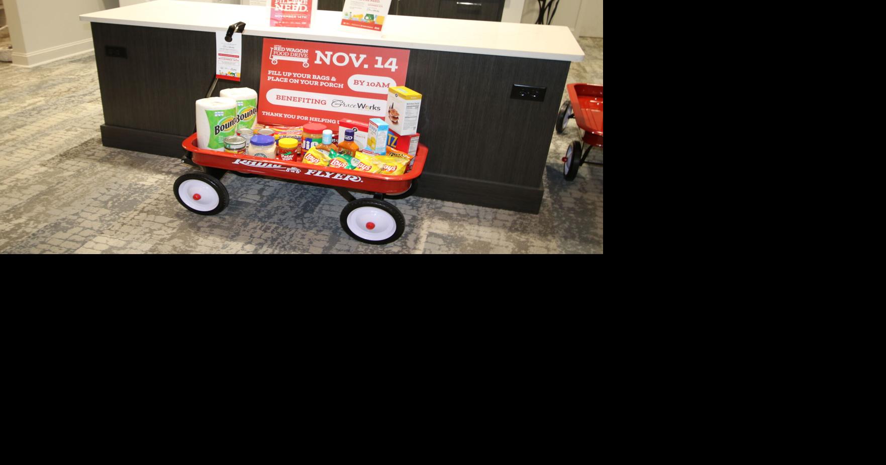 Franklin residents organize food drive with red wagons for GraceWorks ...
