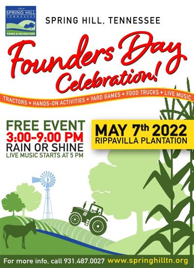 Inaugural Spring Hill Founders Day Celebration set for May 7 ...