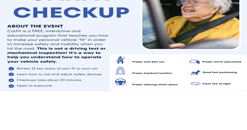 Franklin Police to host free Carfit events for seniors | News ...