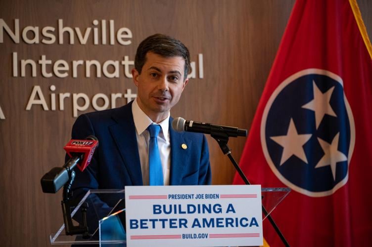 U.S. Transportation Sec. Pete Buttigieg, Mayor Cooper celebrate $7 ...