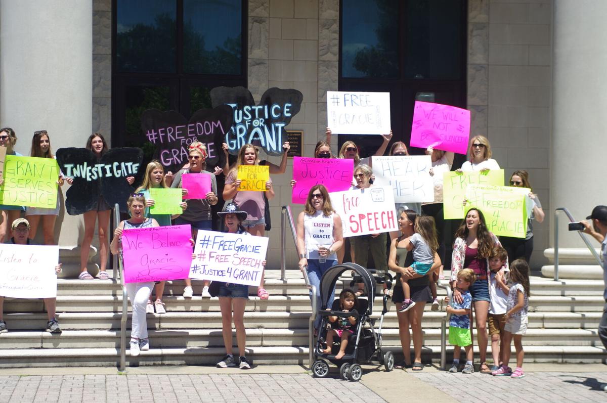 Dozens rally in Franklin in support of alleged victim of abuse Gracie ...