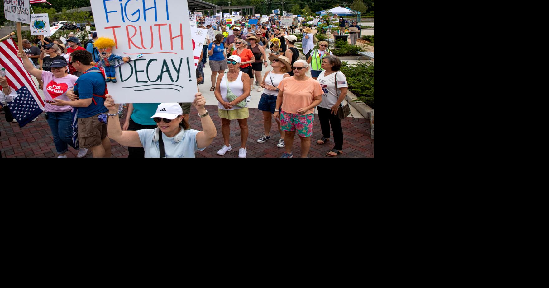 Williamson County Democrats March at ‘Good Trouble Marches On’ Rally ...