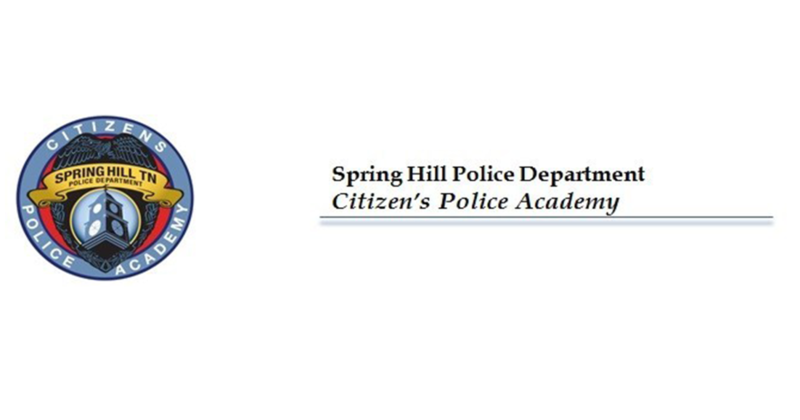 Spring Hill Police now accepting applications for Citizen’s Police ...