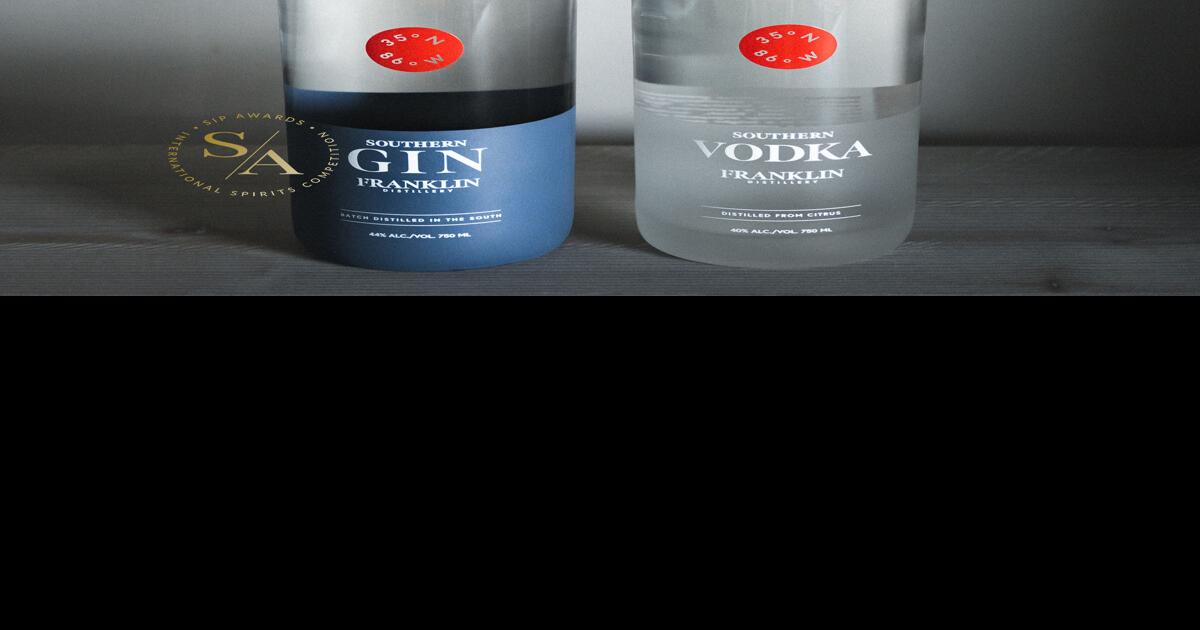 Franklin Distillery scores additional awards for its Southern Gin ...