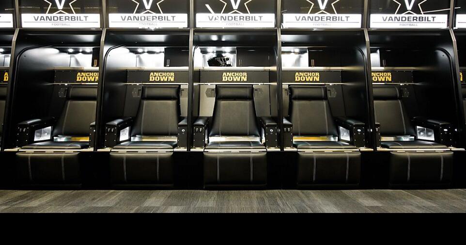 PHOTOS: Vanderbilt unveils new football locker room | Brentwood ...